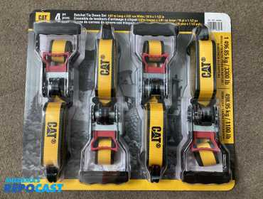 Repocast.com® | New 4 pack CAT Ratchet Tie Down Set....