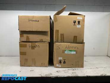 Repocast.com® | (4) box lot of packaged hardware items...