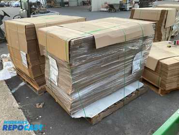 Repocast.com® | Skid lot of mensha foldable cardboard...