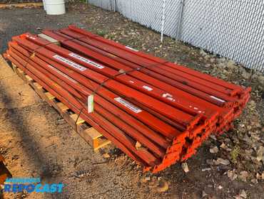 Repocast.com® | Skid lot of (50) 9’ pallet racking...