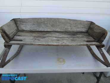 Repocast.com® | buckboard seat, vintage/antique, 40"...