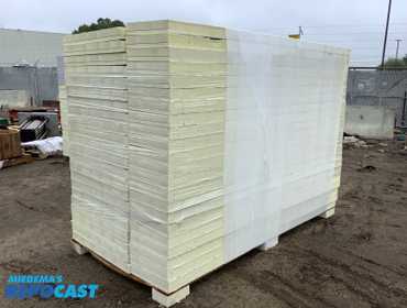 Repocast.com® | Skid of scrap pieces of insulation...
