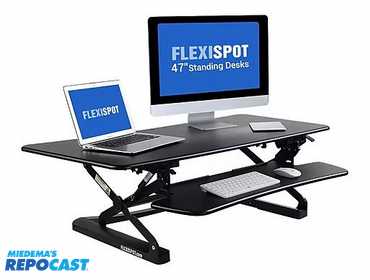 Repocast.com® | FlexiSpot 47"W Manual Sit-Stand Desk...