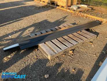 Repocast.com® | Skid of Dark Gray/Black Metal Trims...