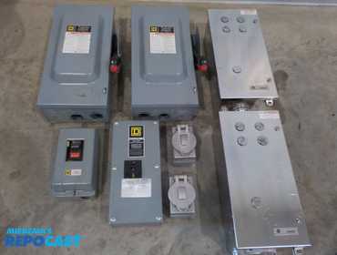 Repocast.com® | Lot of (8) electrical items, (3) Heavy...