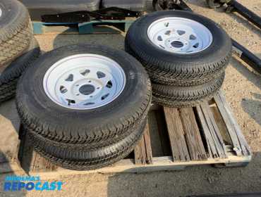 Repocast.com® | (4) Kenda K558 ST205/75D14 Tires w/ 5...