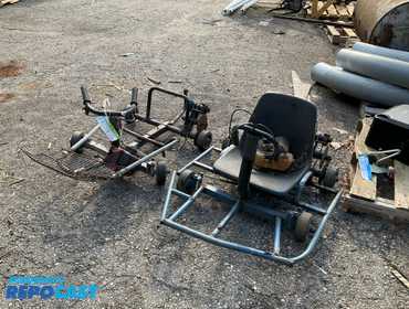 Repocast.com® | Lot of (2) Mini Go-Kart Frames with...