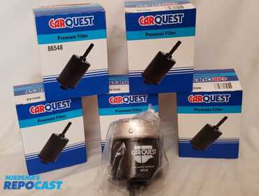 Repocast.com® | lot of (5) Car Quest fuel water...