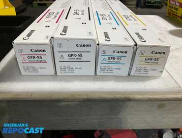 Repocast.com® | Set of 4 Canon GPR-55 Toner Cartridges...