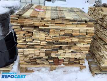 Repocast.com® | Skid lot of 30” pallet board slats
