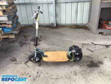 Repocast.com® | A one cylinder gas powered Go ped...