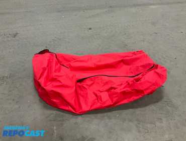 Repocast.com® | Lot of (1) Large Red Duffel Bag with...