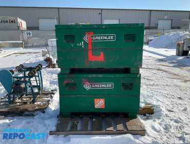 Repocast.com® | Lot of 2 Greenlee Job Boxes. Heavy...