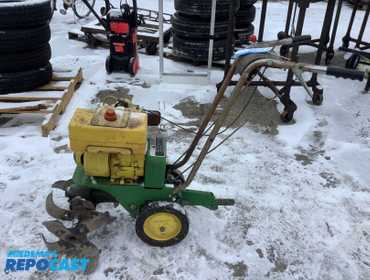 Repocast.com® | Lot of one John Deere 524 Roto Tiller,...