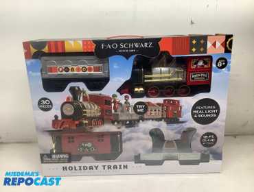 Repocast.com® | F-A-O SCHWARZ holiday train set with 4...