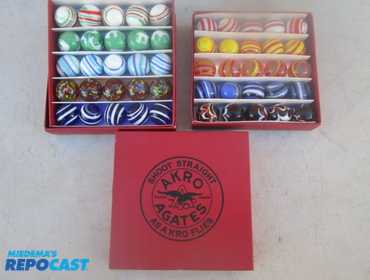 Repocast.com® | (50) Akro Agates 1" marbles in 2 boxes