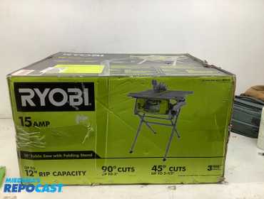Repocast.com® | Ryobi RTS12 15A 10” Table Saw with...