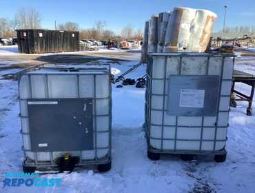 Repocast.com® | (2) IBC Totes, 330 Gal and 320 Gal