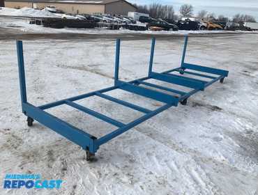 Repocast.com® | Metal frame rack on casters 16’L x 52”...