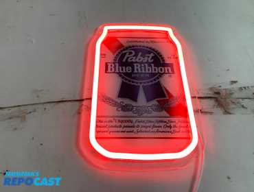Repocast.com® | Pabst Blue Ribbon Beer Neon Light