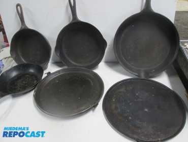 Repocast.com® | 6 cast iron skillets and gridles