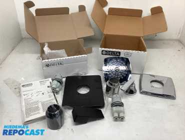 Repocast.com® | Lot of (2) Delta shower fixture sets,...