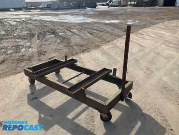 Repocast.com® | Metal frame cart 72”L x 30”, steel...