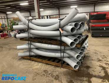 Repocast.com® | Lot of (32) 6” Rigid PVC Conduit 90...