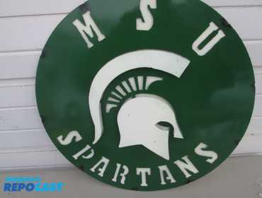 Repocast.com® | Michigan state Spartans die cut metal...