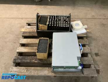 Repocast.com® | Skid of garvey stamps, tape, new gray...