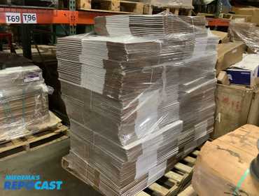 Repocast.com® | Skid of Packaging Boxes