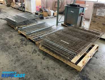 Repocast.com® | (3) Skids of Pallet Rack Wire Decking...