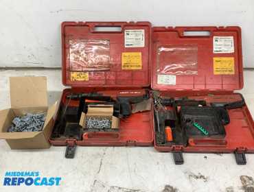 Repocast.com® | Lot of (2) HILTI DX36M Tools Boxes and...
