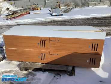 Repocast.com® | Skid Lot of 4 School Lockers with...