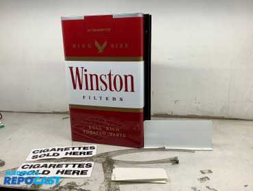 Repocast.com® | Lot of (1) Winston cigarette large...