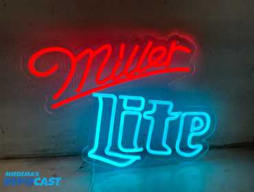 Repocast.com® | Miller Lite Beer neon light