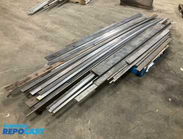Repocast.com® | Skid full of assorted steel flat stock...