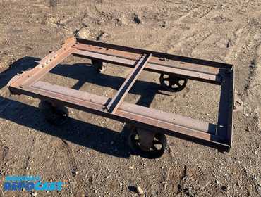 Repocast.com® | Industrial metal frame cart, 3’ x 61”.