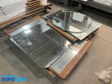 Repocast.com® | Skid lot of miscellaneous mirrors,...