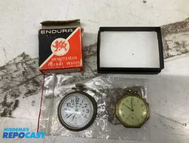 Repocast.com® | Lot of (2) Pocket Watches Endura...