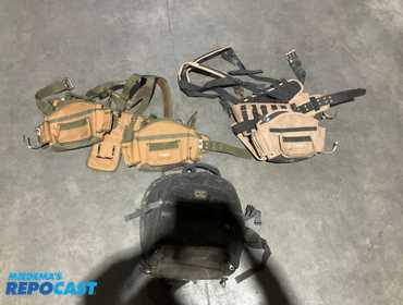 Repocast.com® | Lot of (2) Jackson Palmer tool belts...