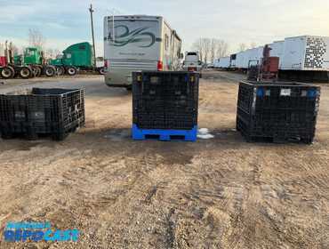 Repocast.com® | (3) collapsible poly crates: one is 48...