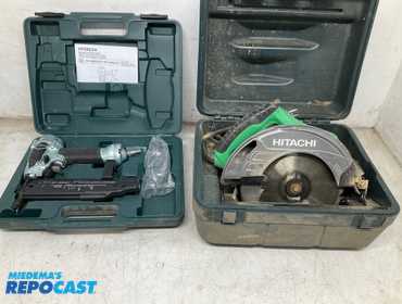 Repocast.com® | Lot of (2) Hitachi circular saw,...
