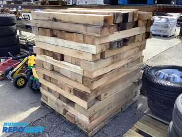 Repocast.com® | Lot of (1) Skid of Hardwood blocking,...