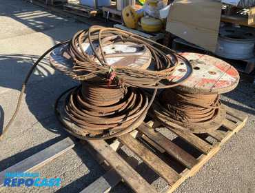 Repocast.com® | Skid lot of (2) wooden spools of...