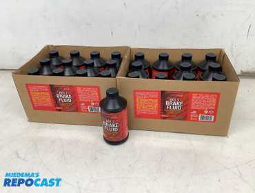 Repocast.com® | Lot of (24) 12oz DOT 3 brake fluid, 2...