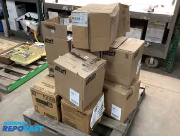 Repocast.com® | Skid full of various cleaning products...