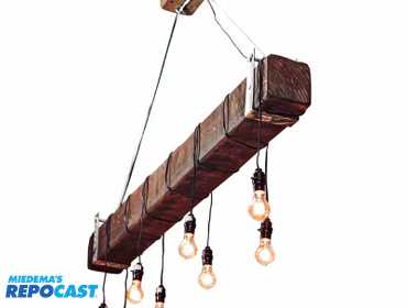 Repocast.com® | 1- 8-Light Wood Beam Hanging Light...