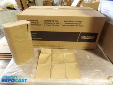 Repocast.com® | lot of (8000) Paper towel sheets - 9-1...