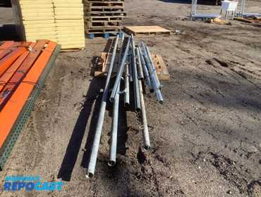 Repocast.com® | Skid Lot of Miscellaneous Metal Posts;...